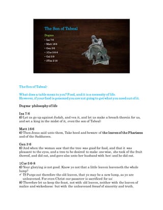 A Tabeal in the Wilderness | PDF