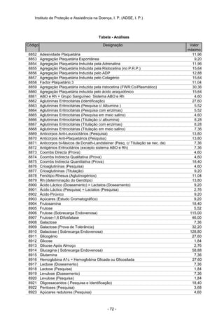 Tabela de-precos-e-regras-regime-livre | PDF