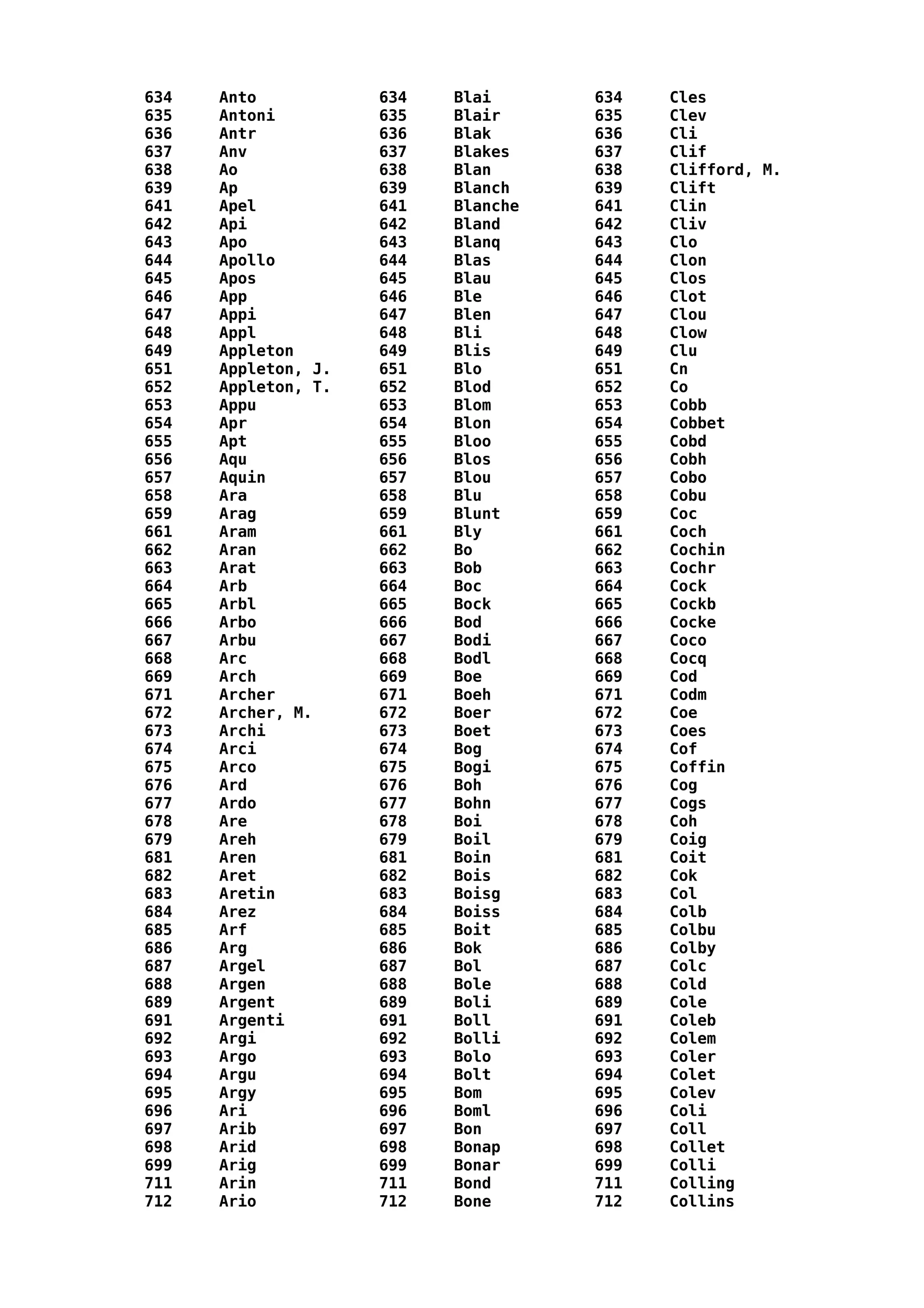 Tabela de cutter[1] | DOC
