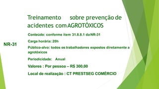 tabela de preços PREST SEG SEGURANÇA DO TRABALHO | PPTX
