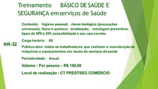 tabela de preços PREST SEG SEGURANÇA DO TRABALHO | PPTX