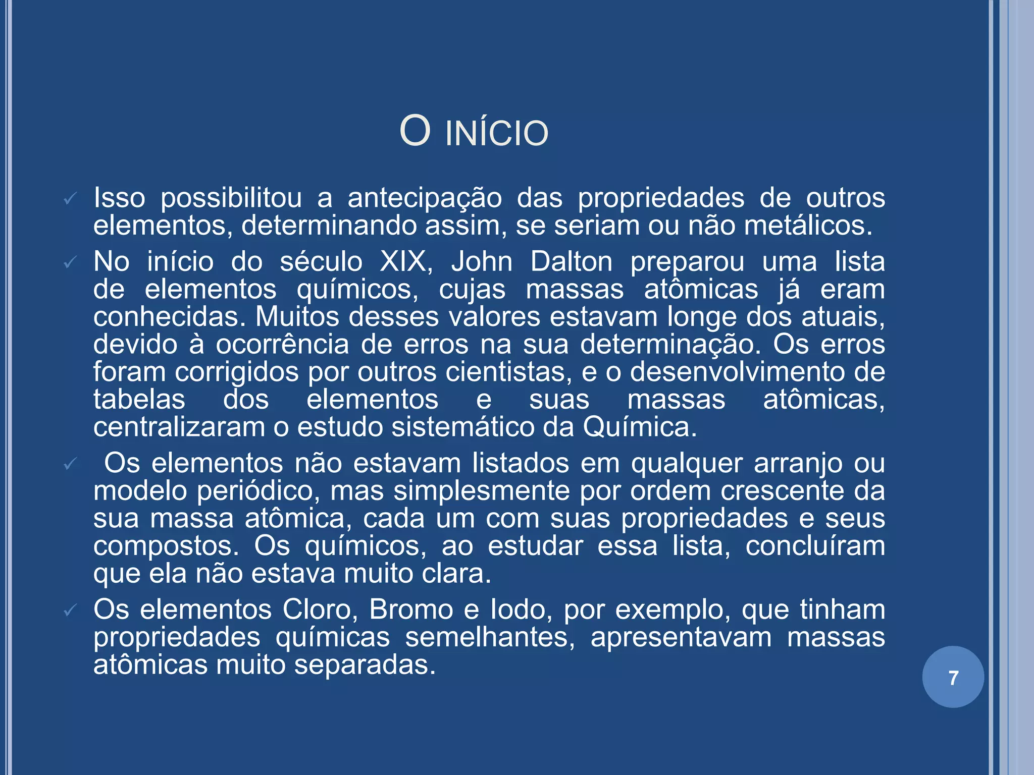 Tabela periódica dos elementos | PPTX