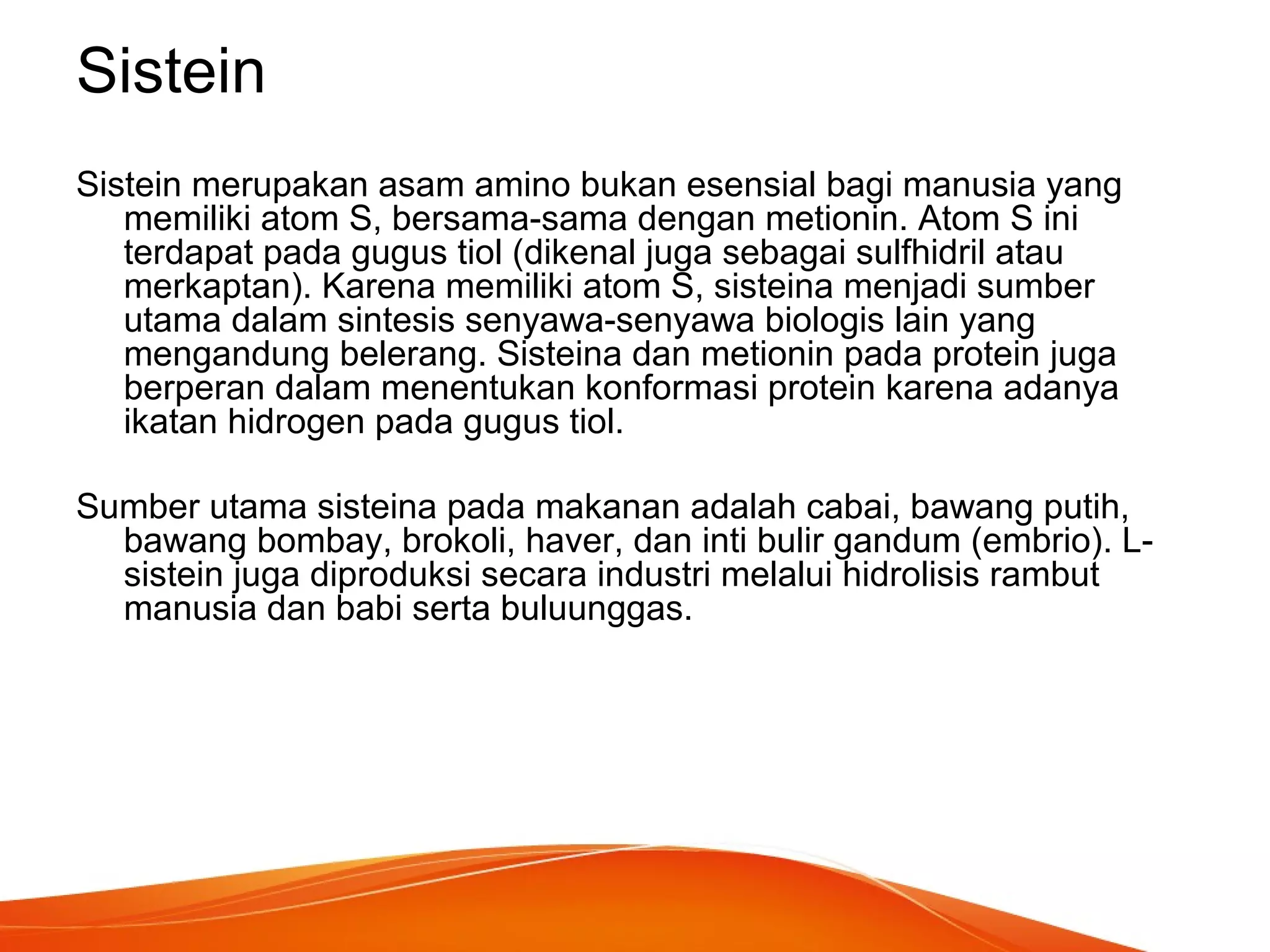 Tabel asam amino | PPT