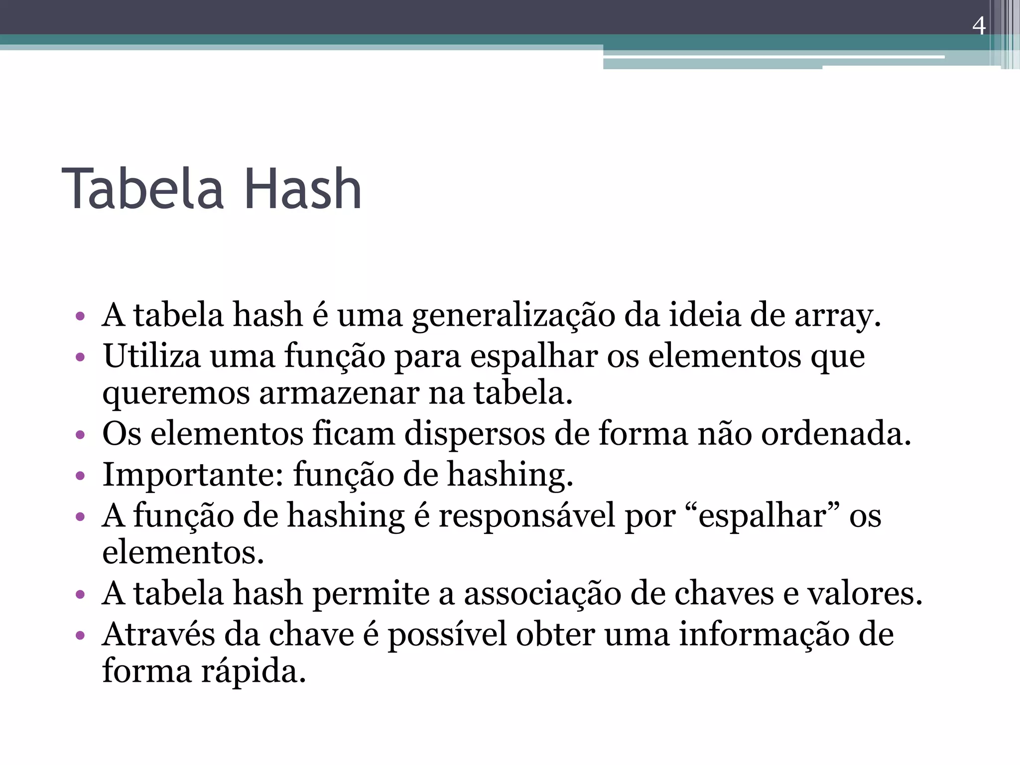 Tabelas hash | PPTX