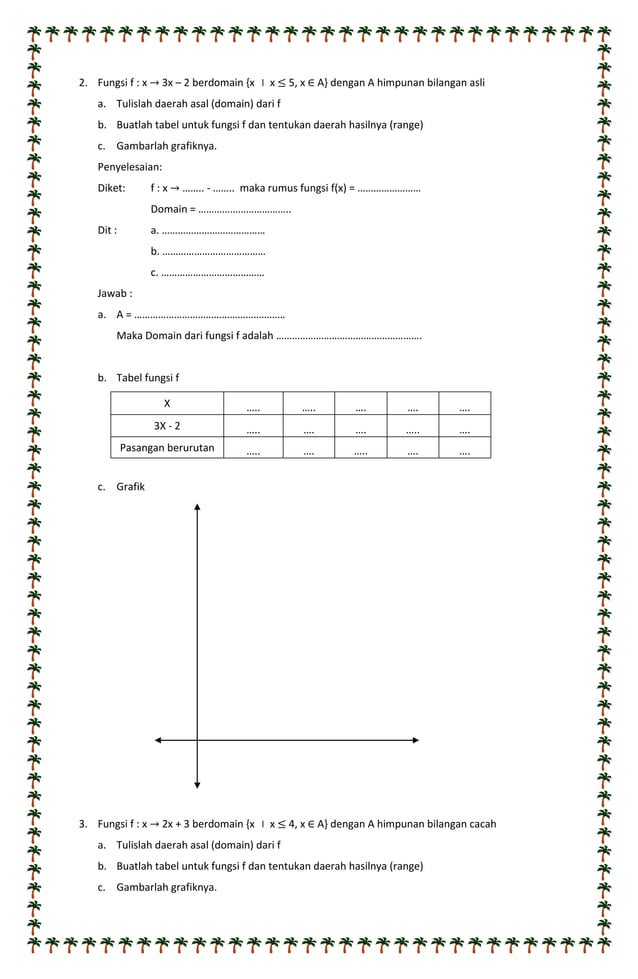 Tabel dan grafik fungsi | PDF