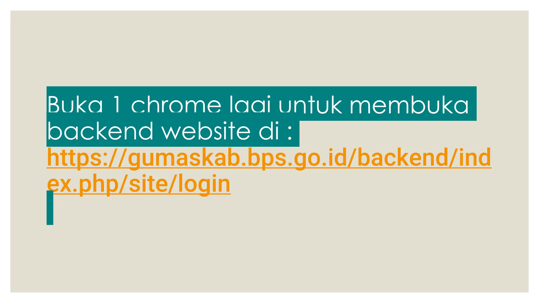 Tutorial Upload Tabel DInamis di Website Resmi BPS | PPTX