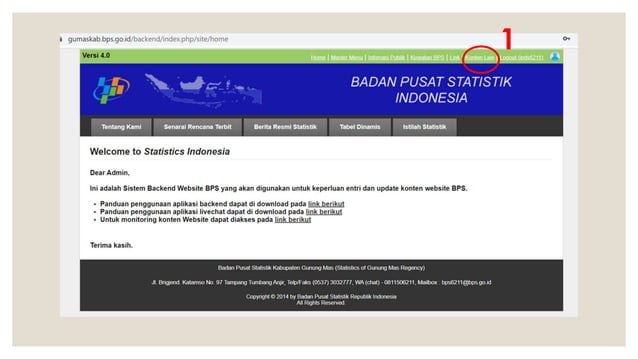 Tutorial Upload Tabel DInamis di Website Resmi BPS | PPTX