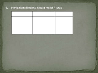 Tabel frekuensi | PPTX