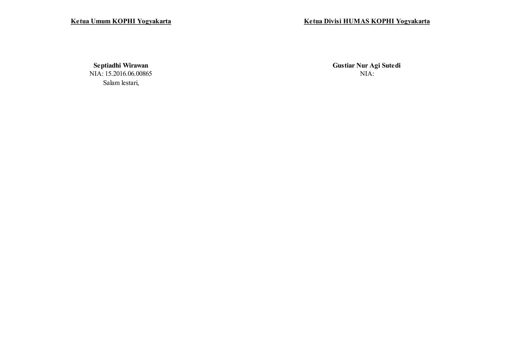 Tabel program kerja divisi humas 2017 2018 | DOCX