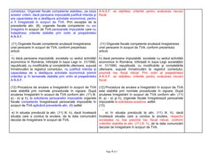 Tabel tva - modificari | PDF