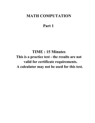 Tabe math | PDF