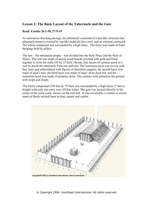 Tabernacle intro | PDF