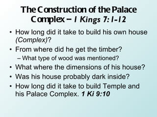 Tabernacle – Temple charts | PPT