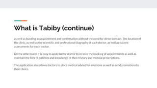 Tabiby presentation | PDF
