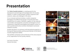 Tabira Foundry Institute - Dossier April 2018 | PDF