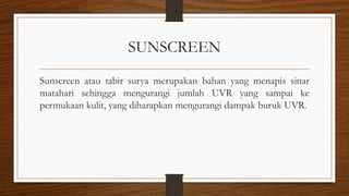 Tabir surya | PDF