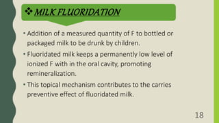 classification of systemic and topical fluorides | PPTX