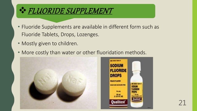 classification of systemic and topical fluorides | PPTX | Dental Health | Diseases and Conditions