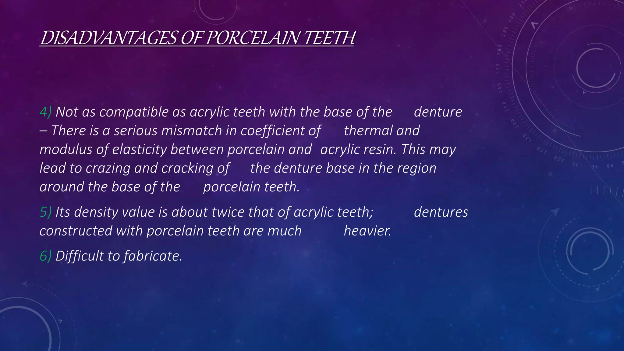 Artificial Teeth | PPTX