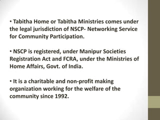 Tabitha home presentation | PPTX