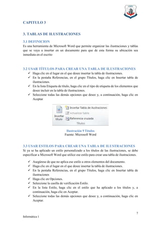 Tabla de Ilustraciones | PDF