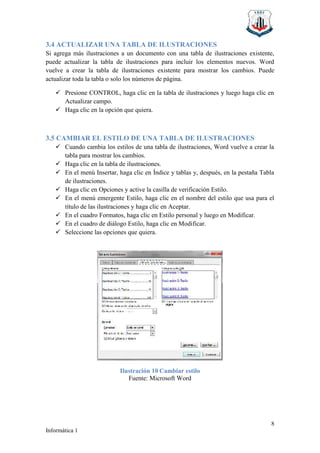 Tabla de Ilustraciones | PDF
