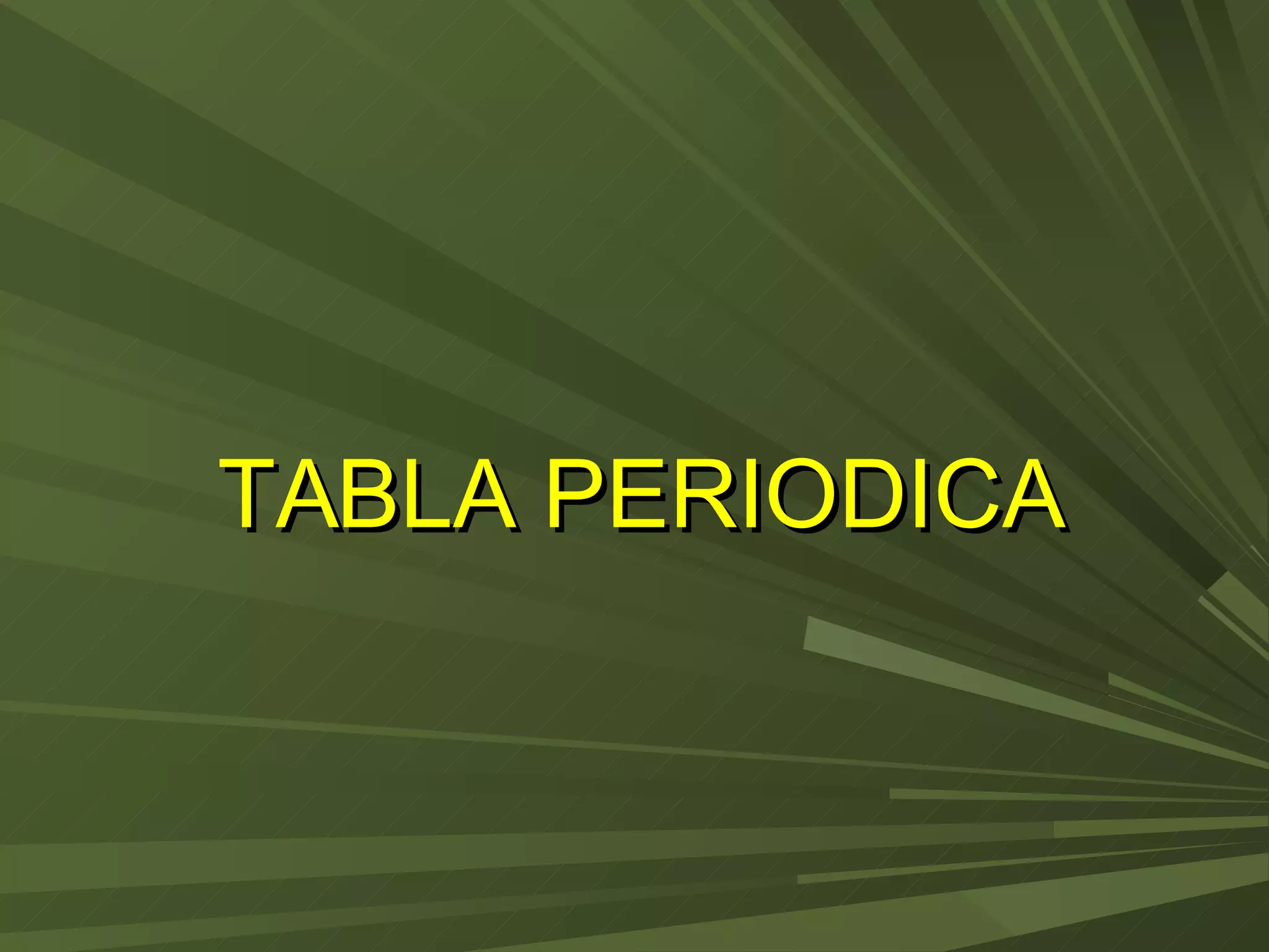 Tabla Periodica | PPT