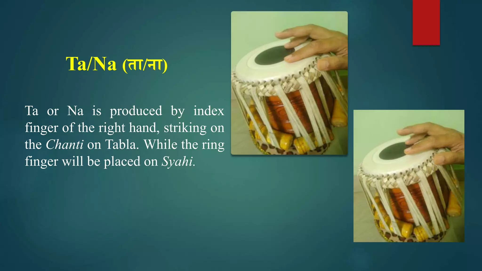 Structure of Tabla & Nikas of its Syllables | PPTX