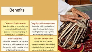 Master the Art of Tabla: Gurgaon's Premier Classes Await | PPT