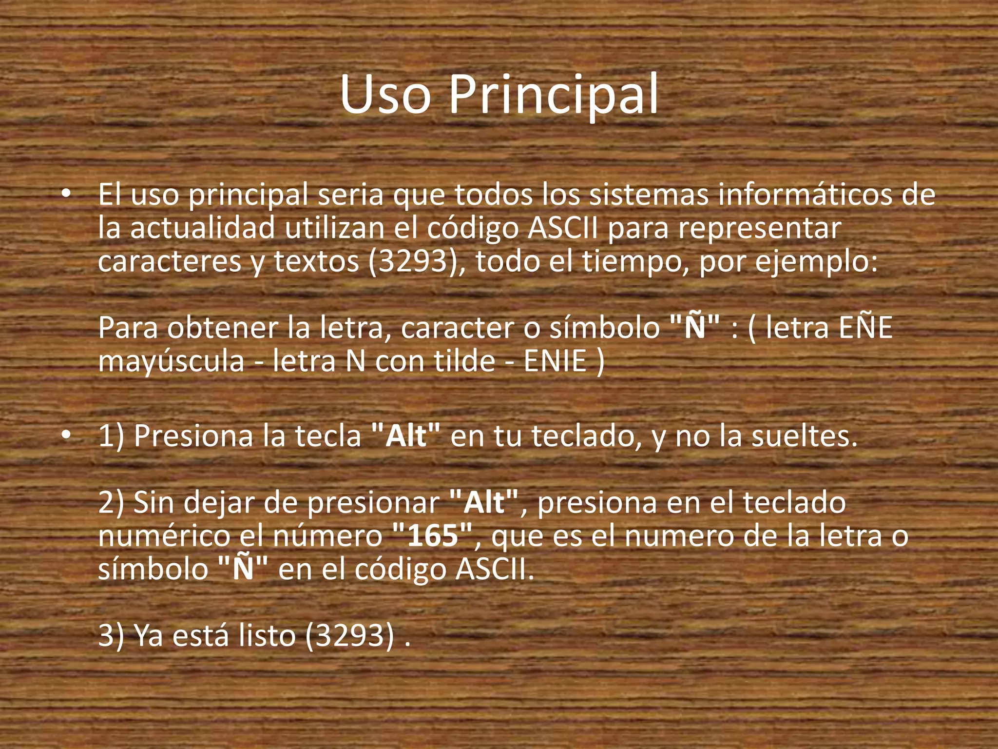 Tabla de codigos ascii | PPTX