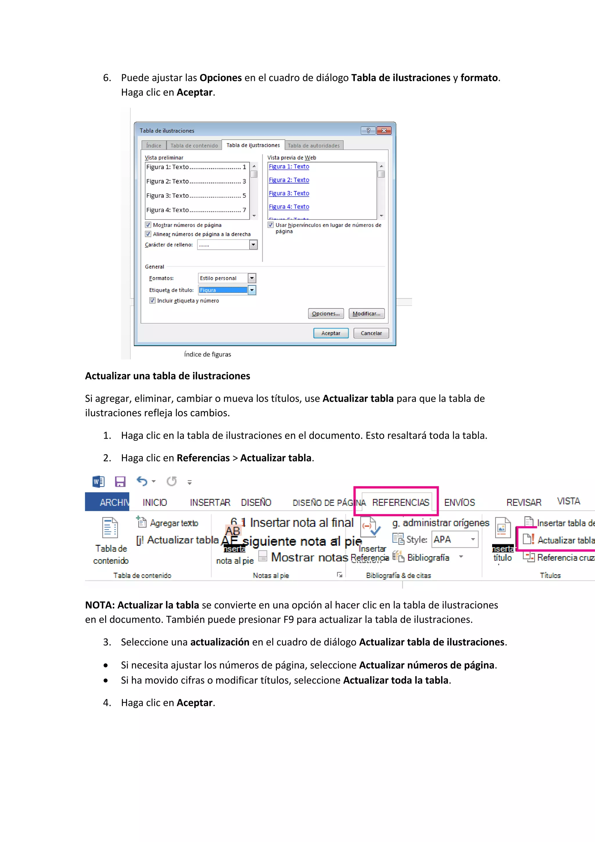 Tabla de ilustraciones | PDF