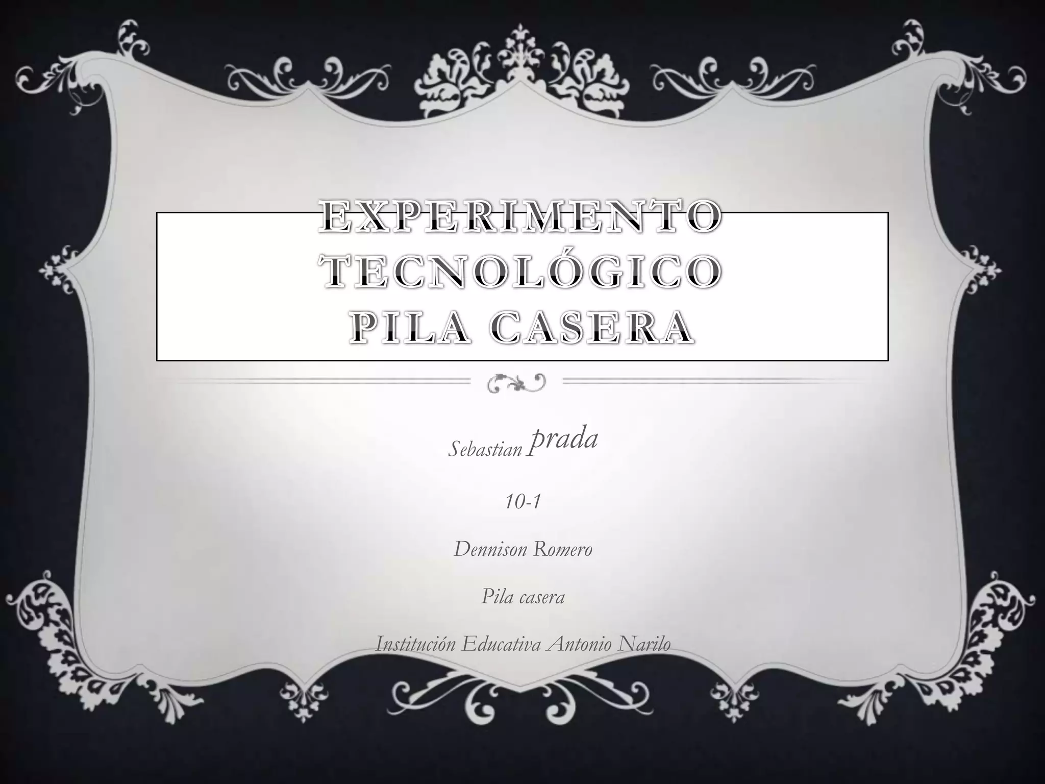 Tabla de resultados experimento | PPT