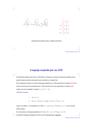 Tabla De Transicion | PDF