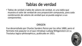 Tabla de verdad(2) | PPTX