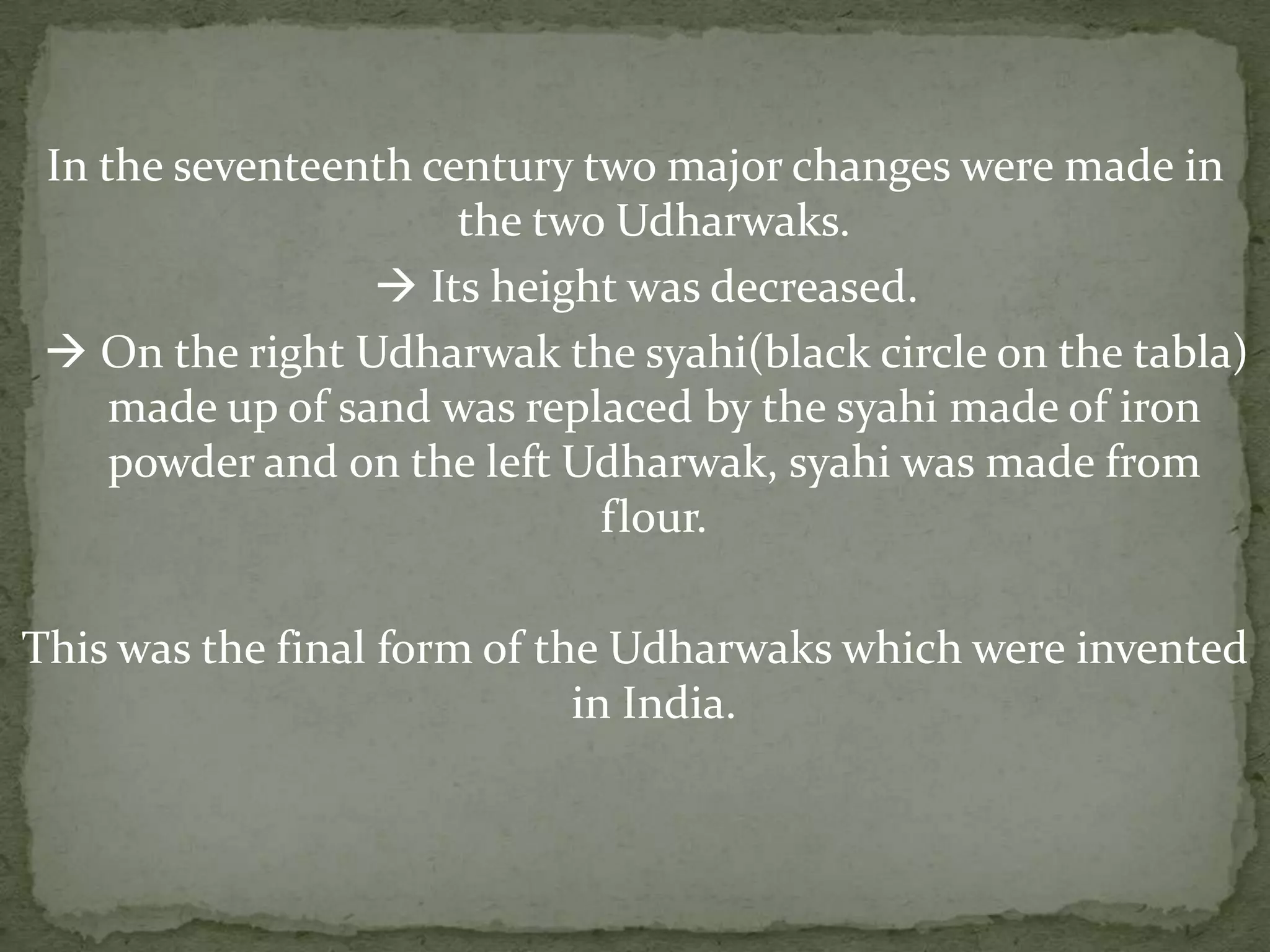 Tabla - Invention & Nomenclature | PPTX