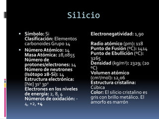 Grupo 14 Tabla Periodica Carbonoideos | PPTX