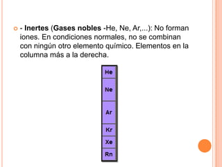 Tabla periódica de los elementos químicos POR ISABEL YAUCÉN | PPTX