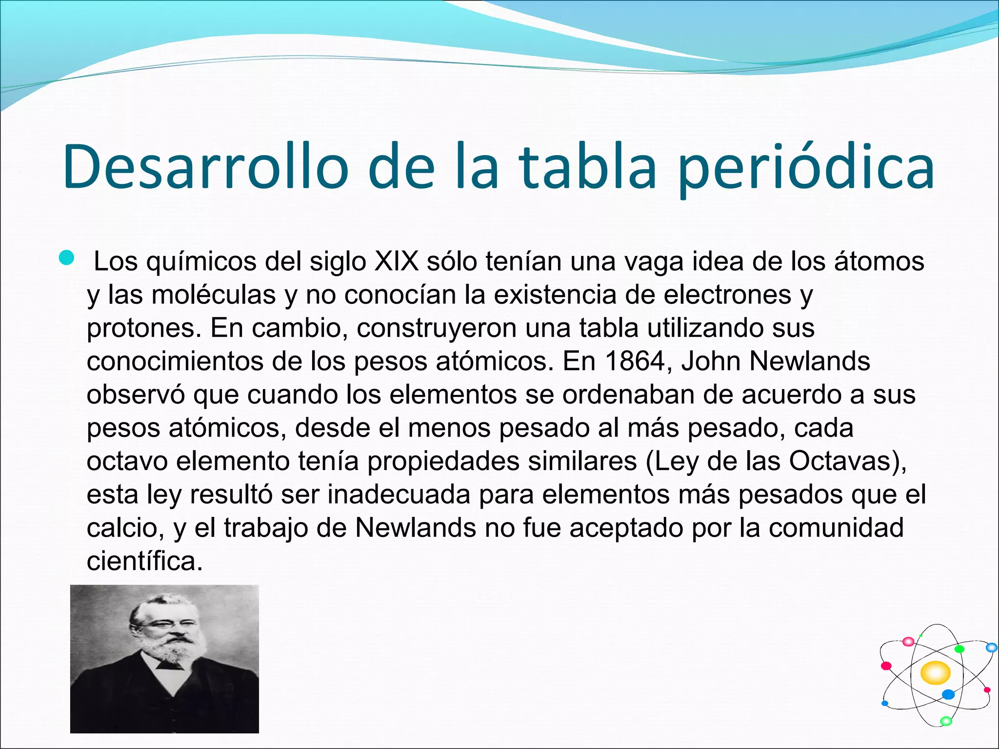 Tabla periódica de los elementos químicos | PPT