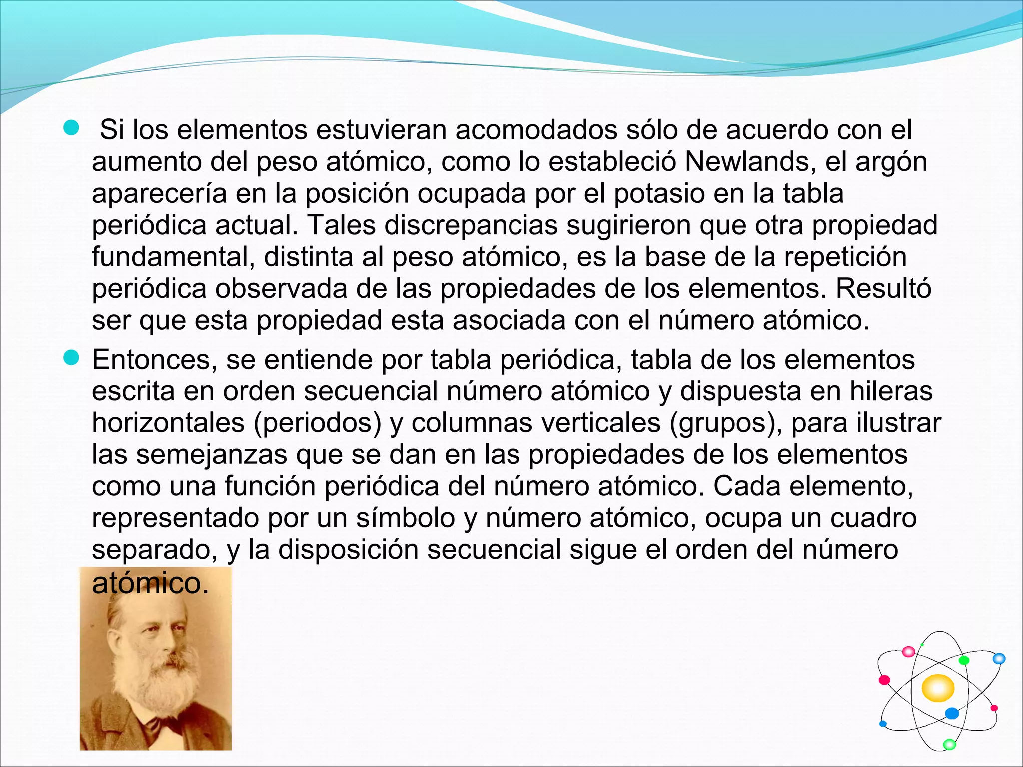 Tabla periódica de los elementos químicos | PPT