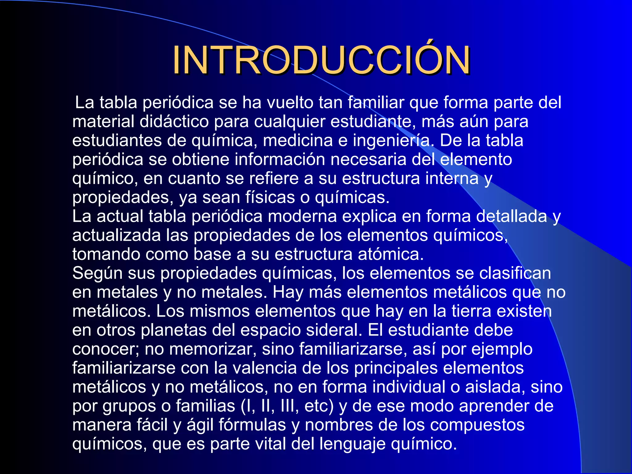 Tabla periodica | PPT | Chemistry | Science