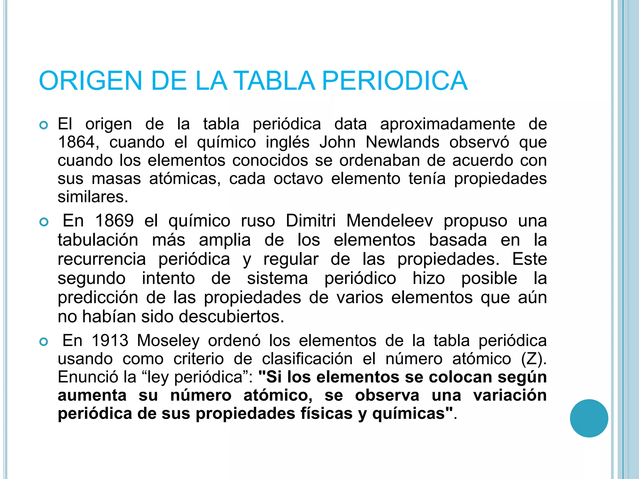 Tabla periodica | PPTX
