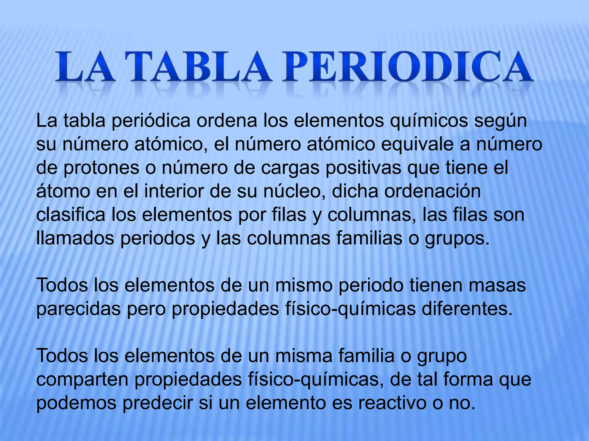 Tabla periodica | PPTX