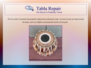 Tabla Repair: A Case Study | ODP