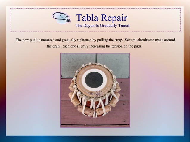 Tabla Repair: A Case Study | PPT