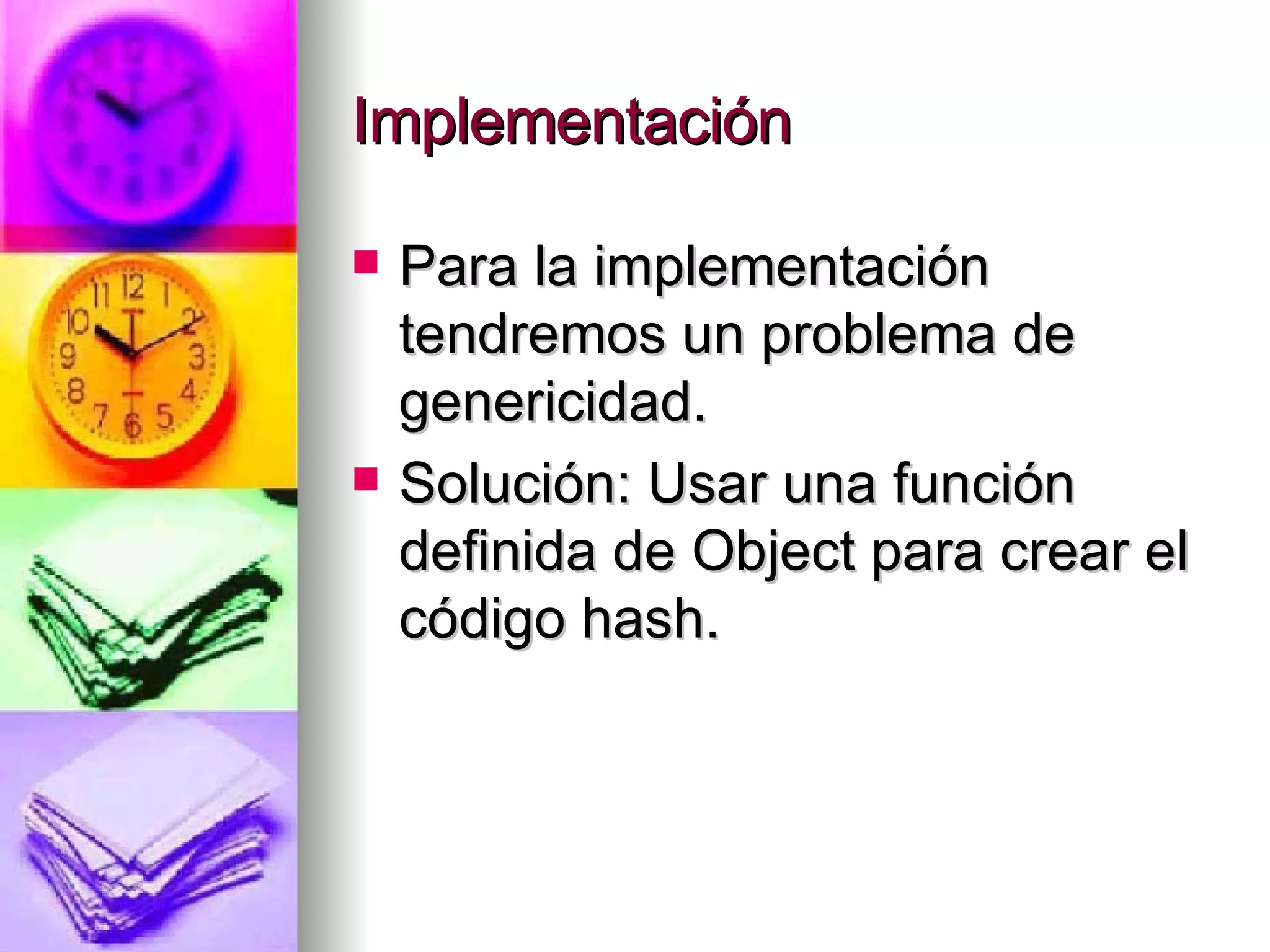 Tablas hash(Guillermo Cortizo Sucre) | PPT