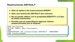 Tablas y-tipos-de-datos | PPTX
