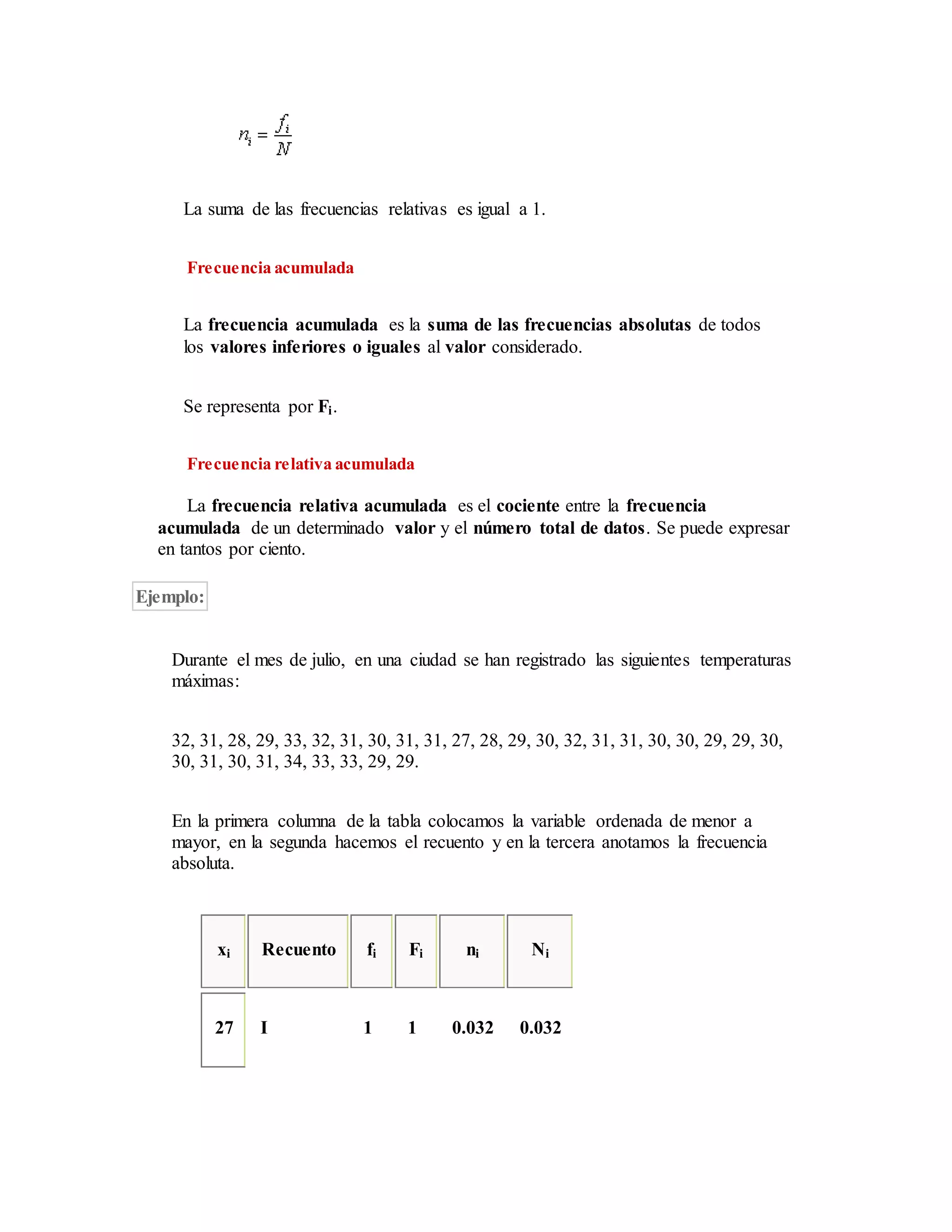 Tablas de frecuencia | DOCX