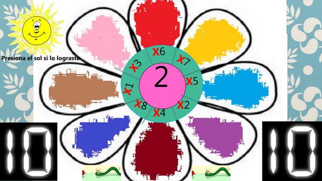 TABLAS DE MULTIPLICAR EN FLOR CON CONTADOR.pptx