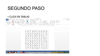 Tablas en word | PPTX