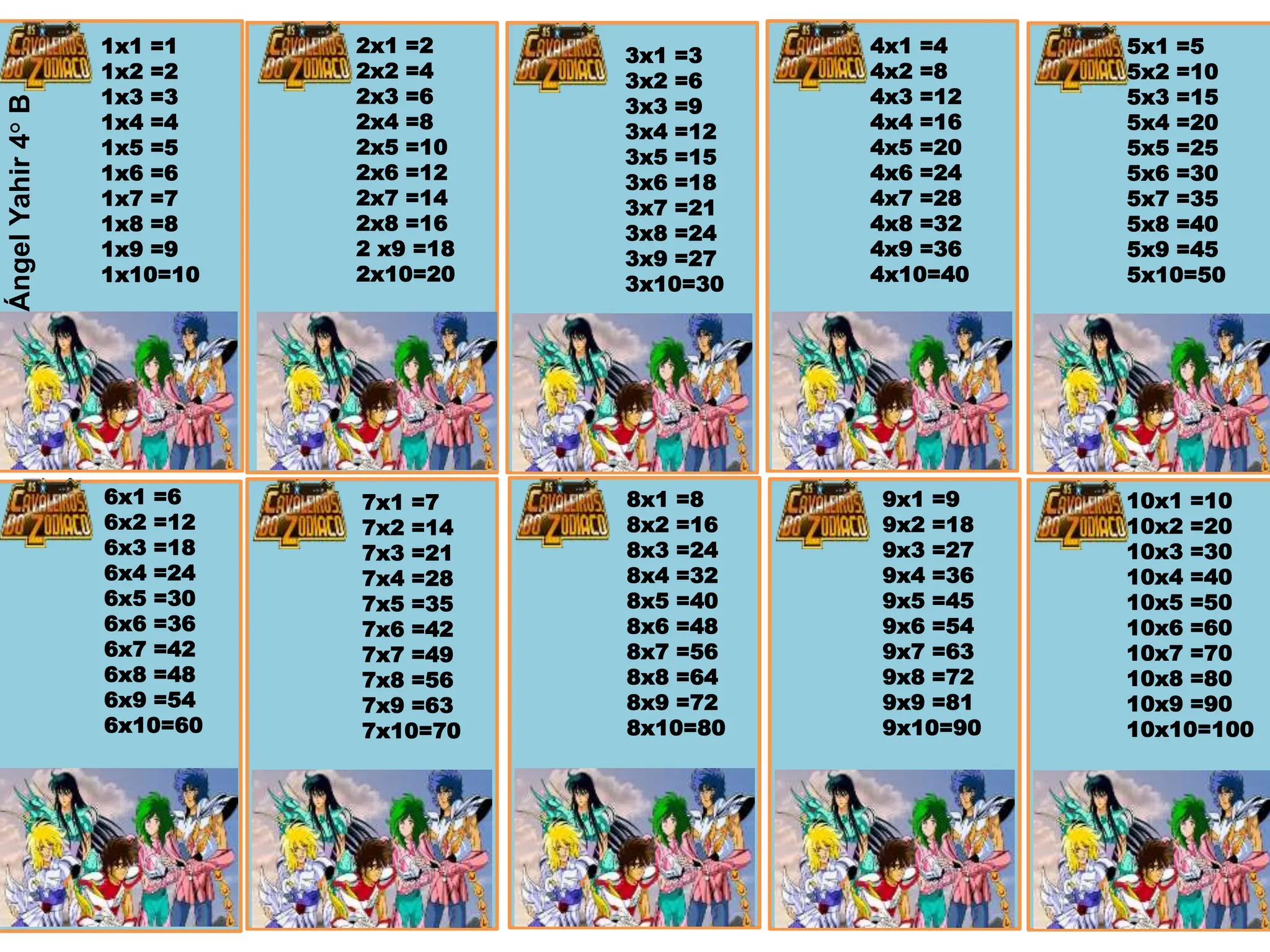 TABLAS DE MULTIPLICAR DE PERSONAJES.pptx
